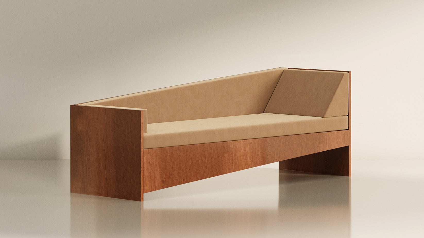 Level Wood Sofa by TRNK | Custom Furniture | TRNK