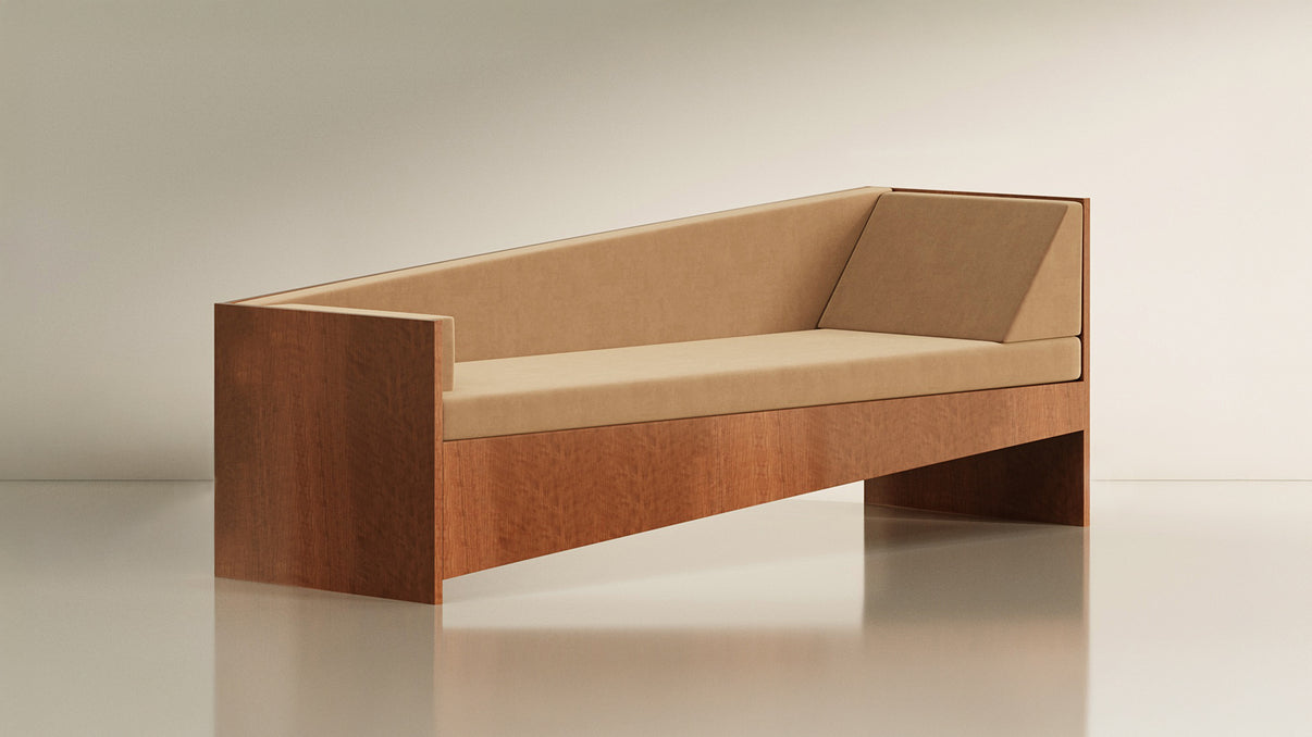 Level Wood Sofa by TRNK | Custom Furniture | TRNK