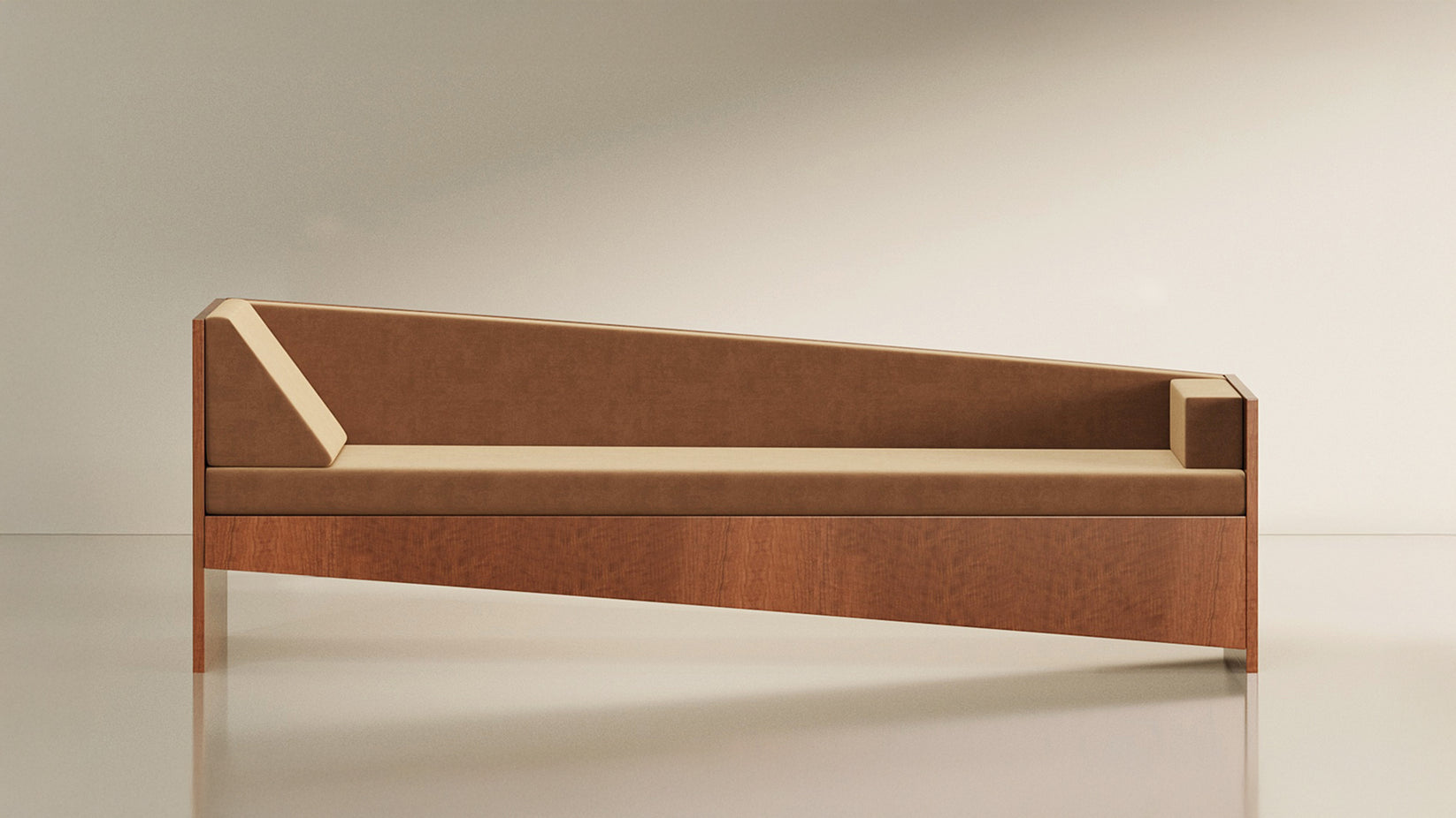 Level Wood Sofa by TRNK | Custom Furniture | TRNK