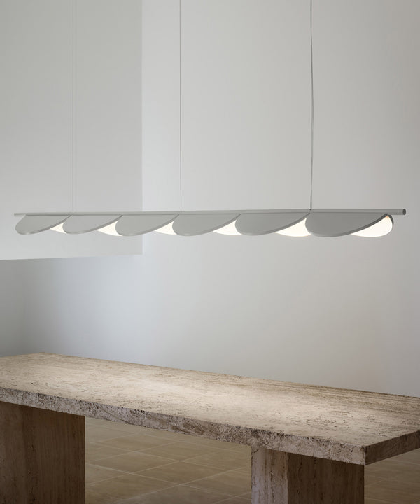 Almendra Linear Suspension Lamp by Flos | Luxury Lighting | TRNK