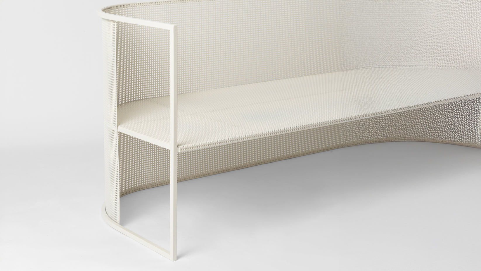 Bauhaus Lounge Stainless Steel Bench by Kristina Dam Studio – TRNK