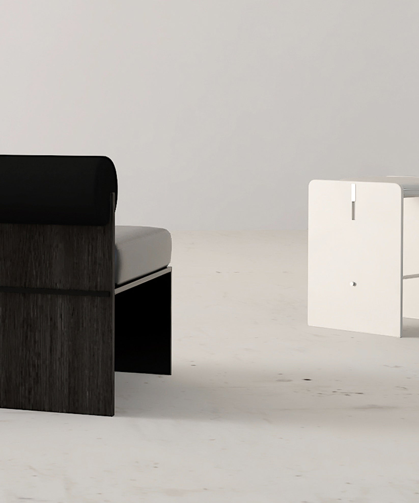 Building Blocks Lounge Chair Black | Monochromatic Seating – TRNK