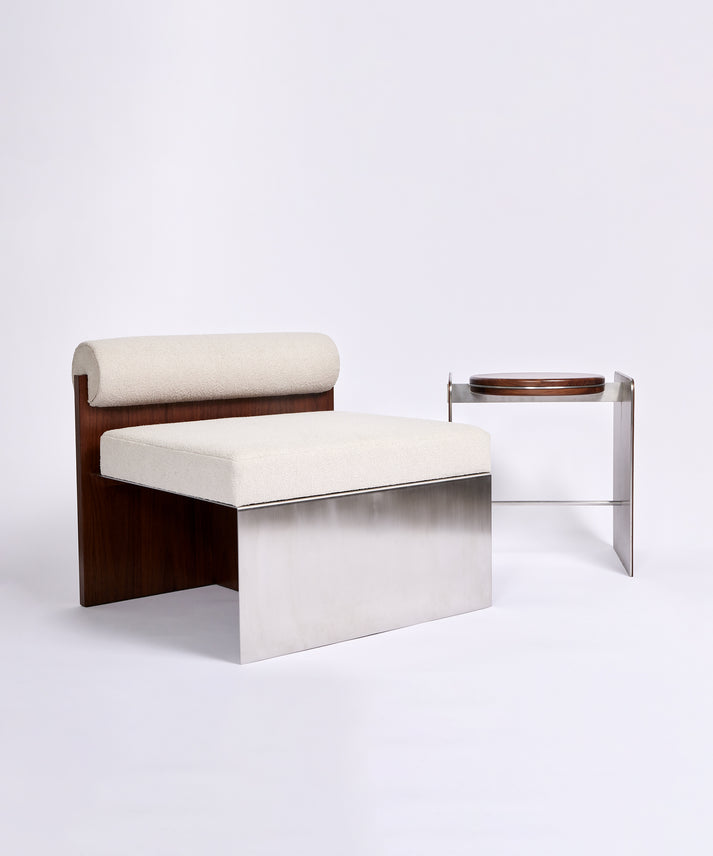 Building Blocks Lounge Chair Walnut | Monochromatic Seating – TRNK