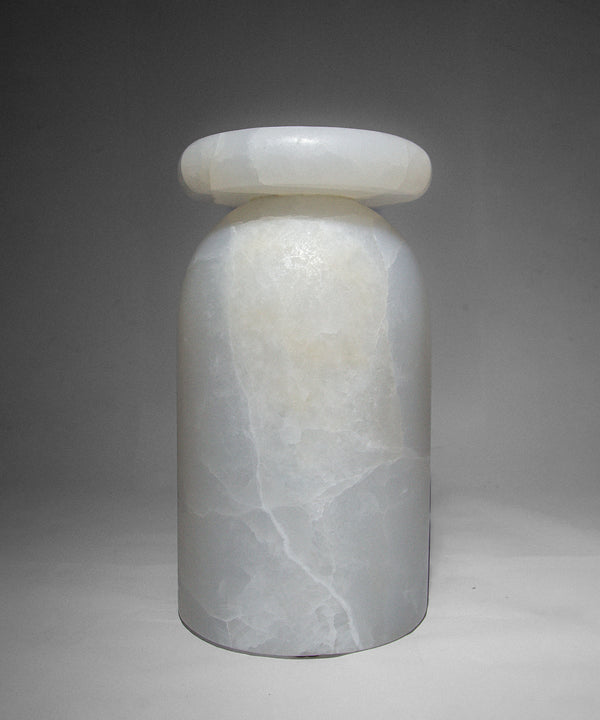 Handsculpted Marble/Wood Cult Stool or Side Table – TRNK