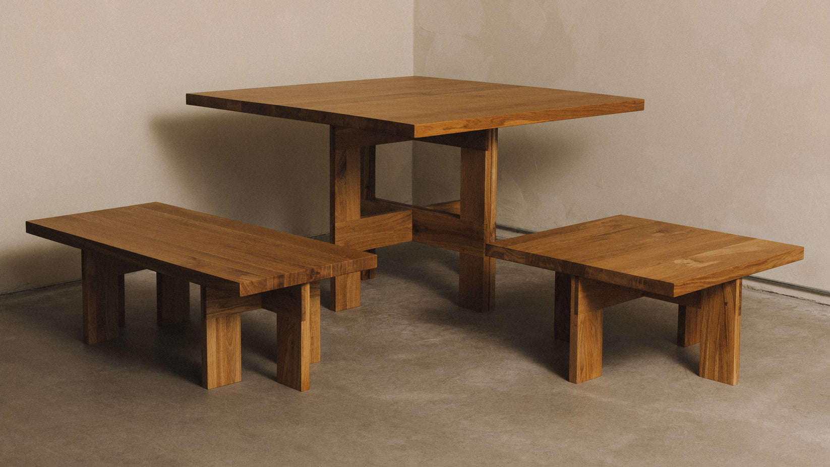 Farmhouse Square Trestle Table by Frama | Scandinavian Design | TRNK