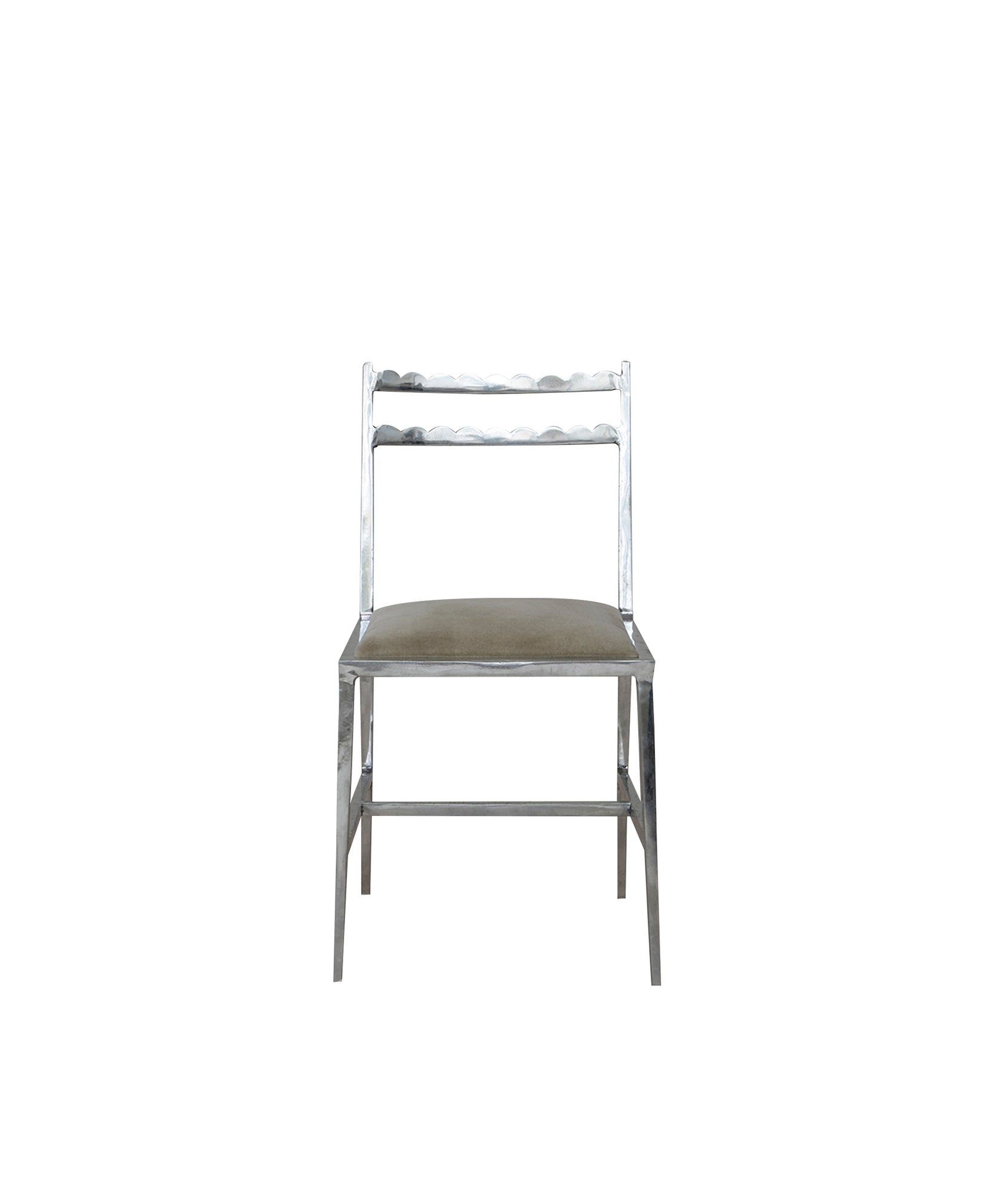 Aluminium, Velvet Lupita Dining Chair by Ohla Studio – TRNK