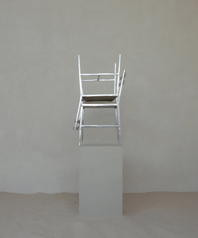 Aluminium, Velvet Lupita Dining Chair by Ohla Studio – TRNK