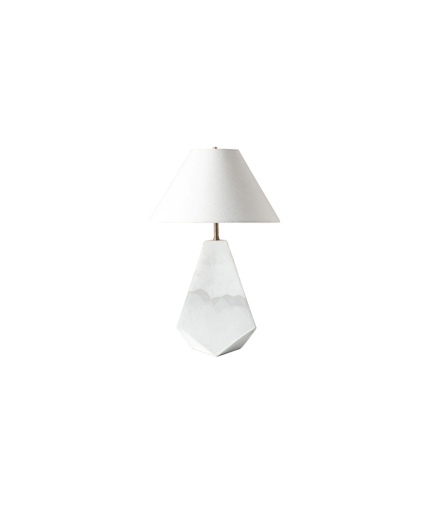 Charcoal/Frost Finish Natural Brass Mountain Lamp 1 – TRNK