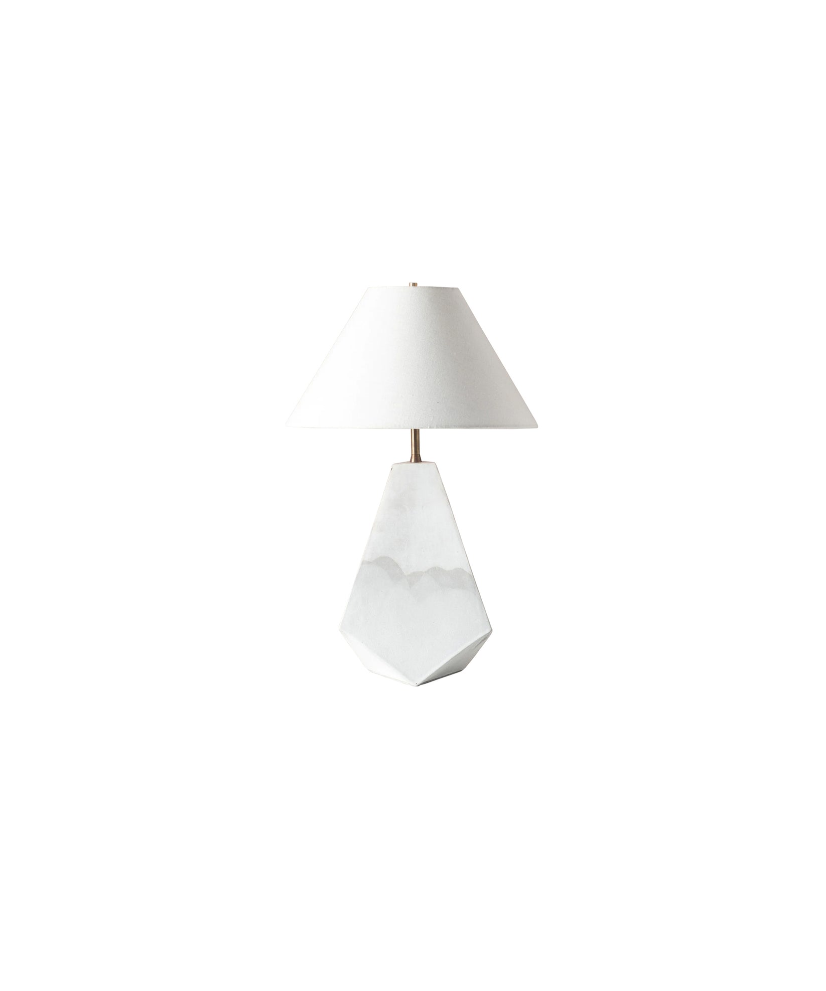Charcoal/Frost Finish Natural Brass Mountain Lamp 1 – TRNK