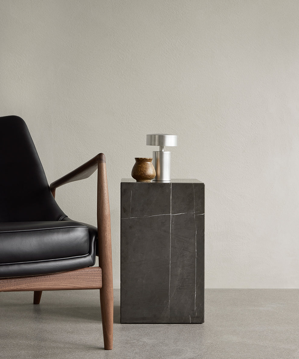 Marble Plinth Table, Tall | Elegant Modern Decor – TRNK