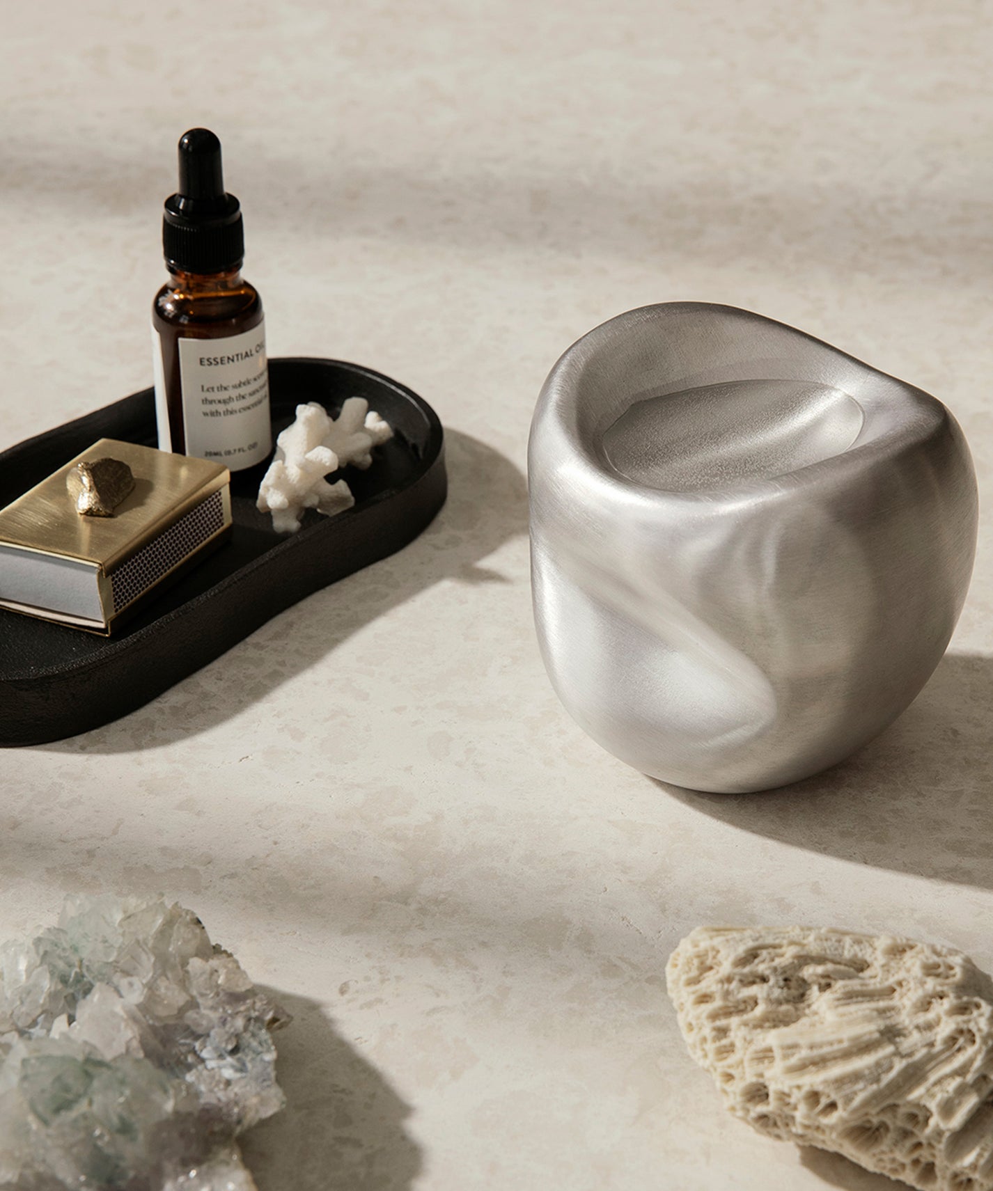 Stone Matchbox Cover by Ferm Living | Modern Scandinavian Design | TRNK