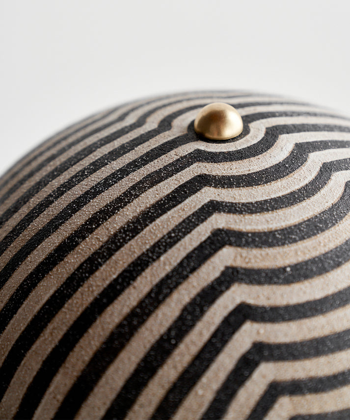 Shop Elegant Stripe Shade Tera Lamp by Ceramicah – TRNK