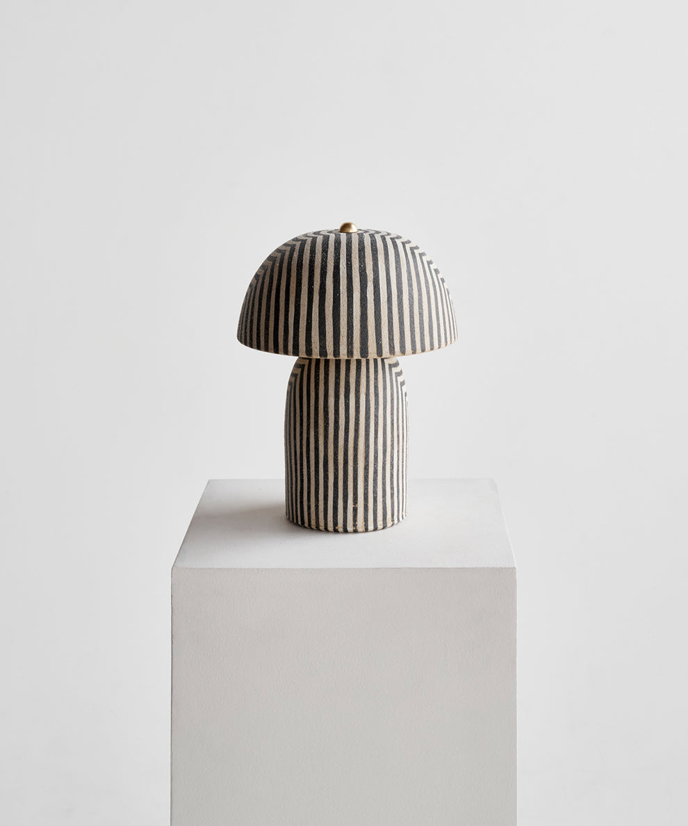 Shop Elegant Stripe Shade Tera Lamp by Ceramicah – TRNK