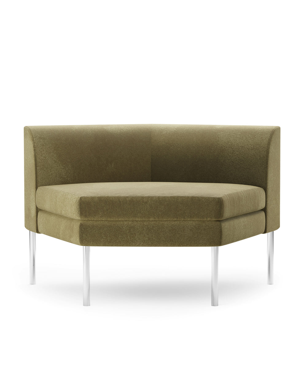 Angle Wedge Chair with Tube Legs | Custom Furniture – TRNK