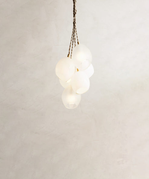 Glass Cluster Pendant, Set of 6 | Farrah Sit | High-Quality ...