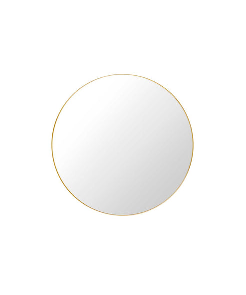 Shop Polished Brass Round Wall Mirror by Gubi – TRNK