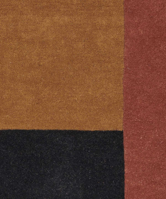 Handwoven Vilja Woolen Rug in Mustard by Linie Designs – TRNK