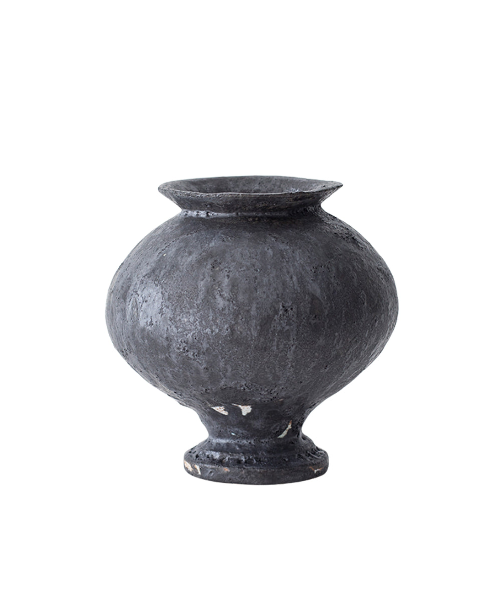 Stamnos Antracita Glazed Stoneware Vase by Canoa Lab – TRNK